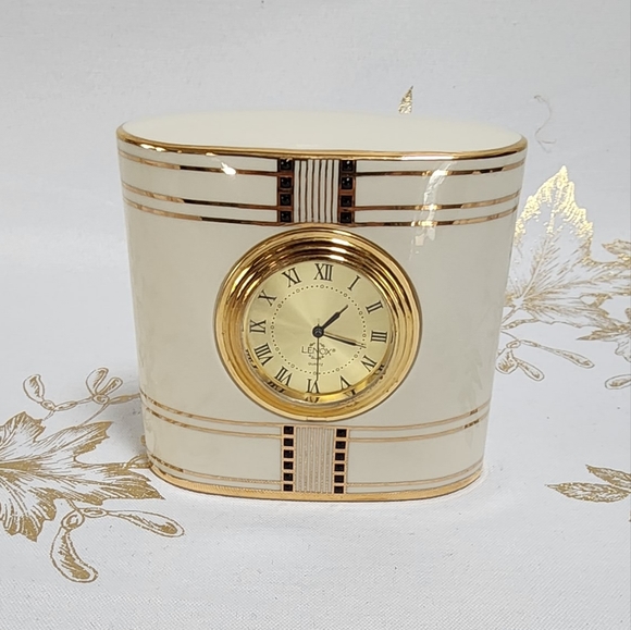Lenox | Accents | Lenox Mcm Jeweled Essence Vintage Porcelain Quartz ...